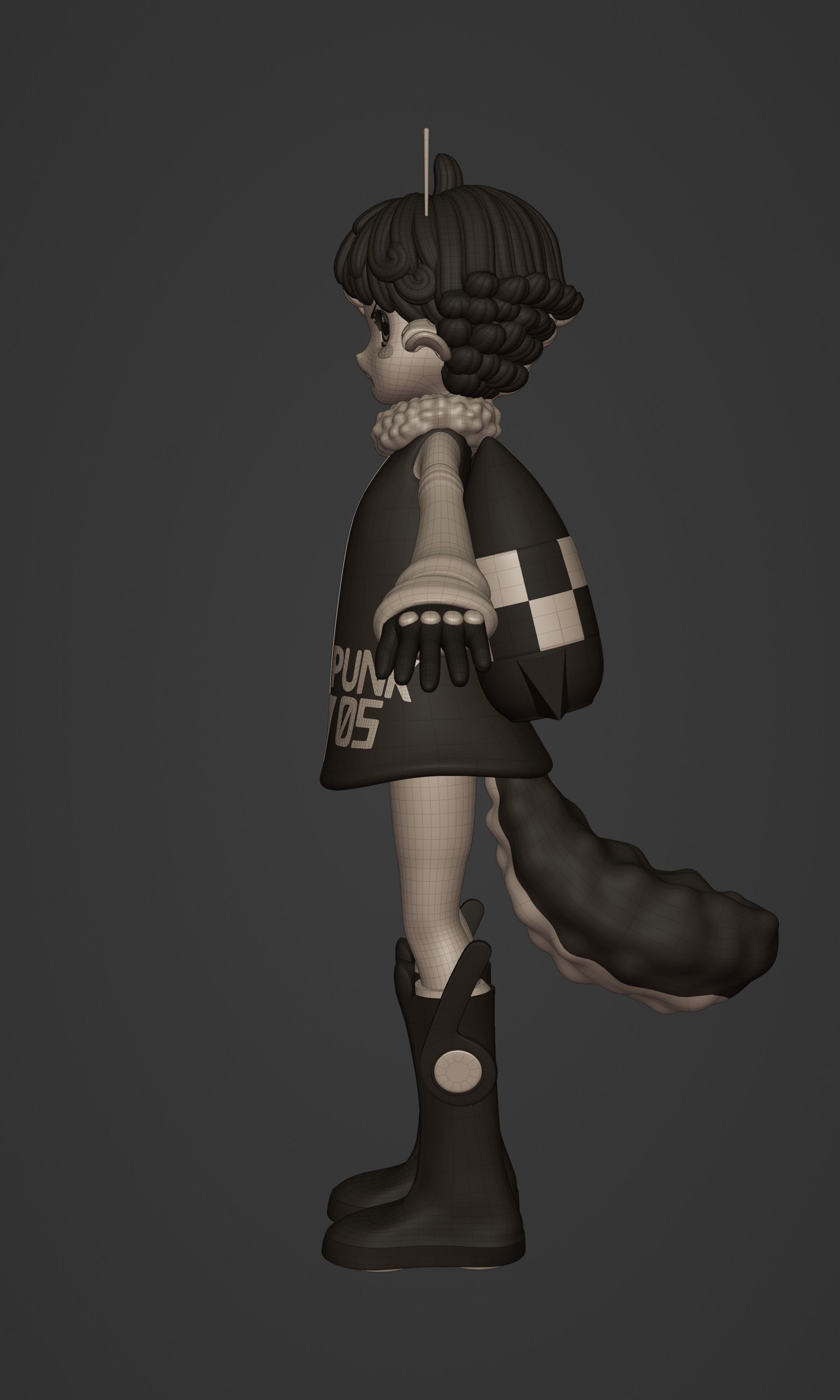 3D model ONE PIECE VEGAPUNK ATLAS FIGURE SCULPT VR / AR / low-poly ...