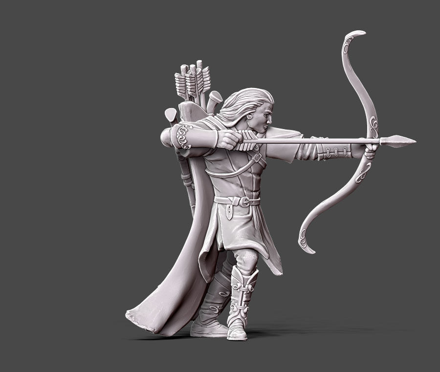 Elf - 35mm scale 3D model 3D printable | CGTrader