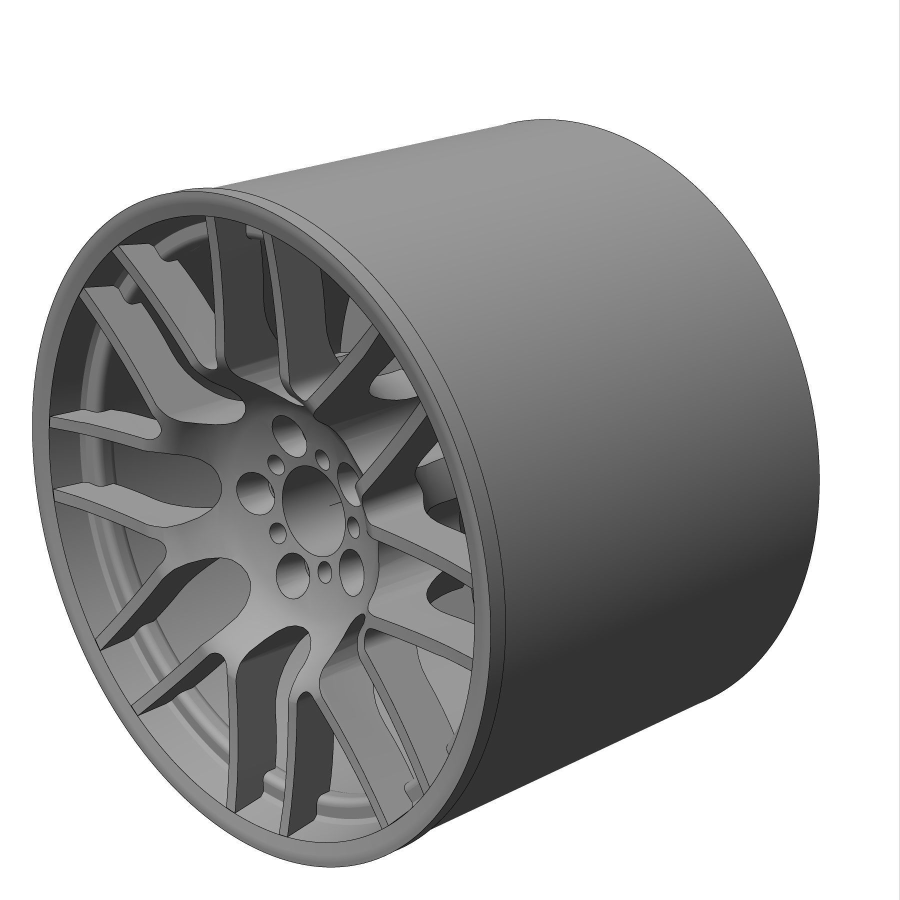 BBS Style 127 164 RIMS FOR HOTWHEELS 3D print model 3D model 3D ...