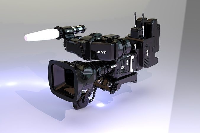Broadcasting Camera 3D model | CGTrader