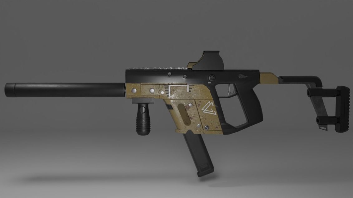 3D model Vector Smg Gun VR / AR / low-poly | CGTrader