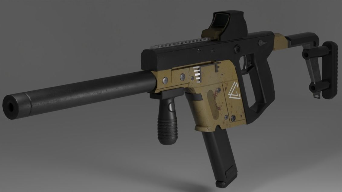3D model Vector Smg Gun VR / AR / low-poly | CGTrader