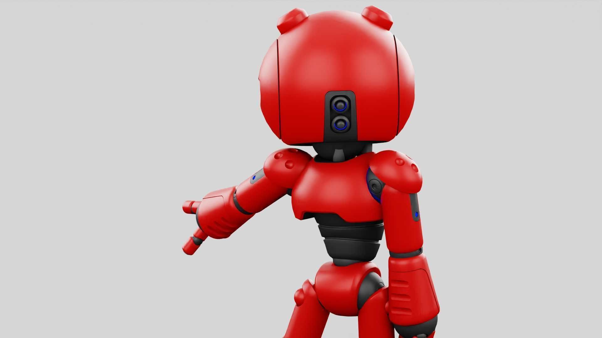 HELL BOY BOT RIGGED 3D model rigged | CGTrader