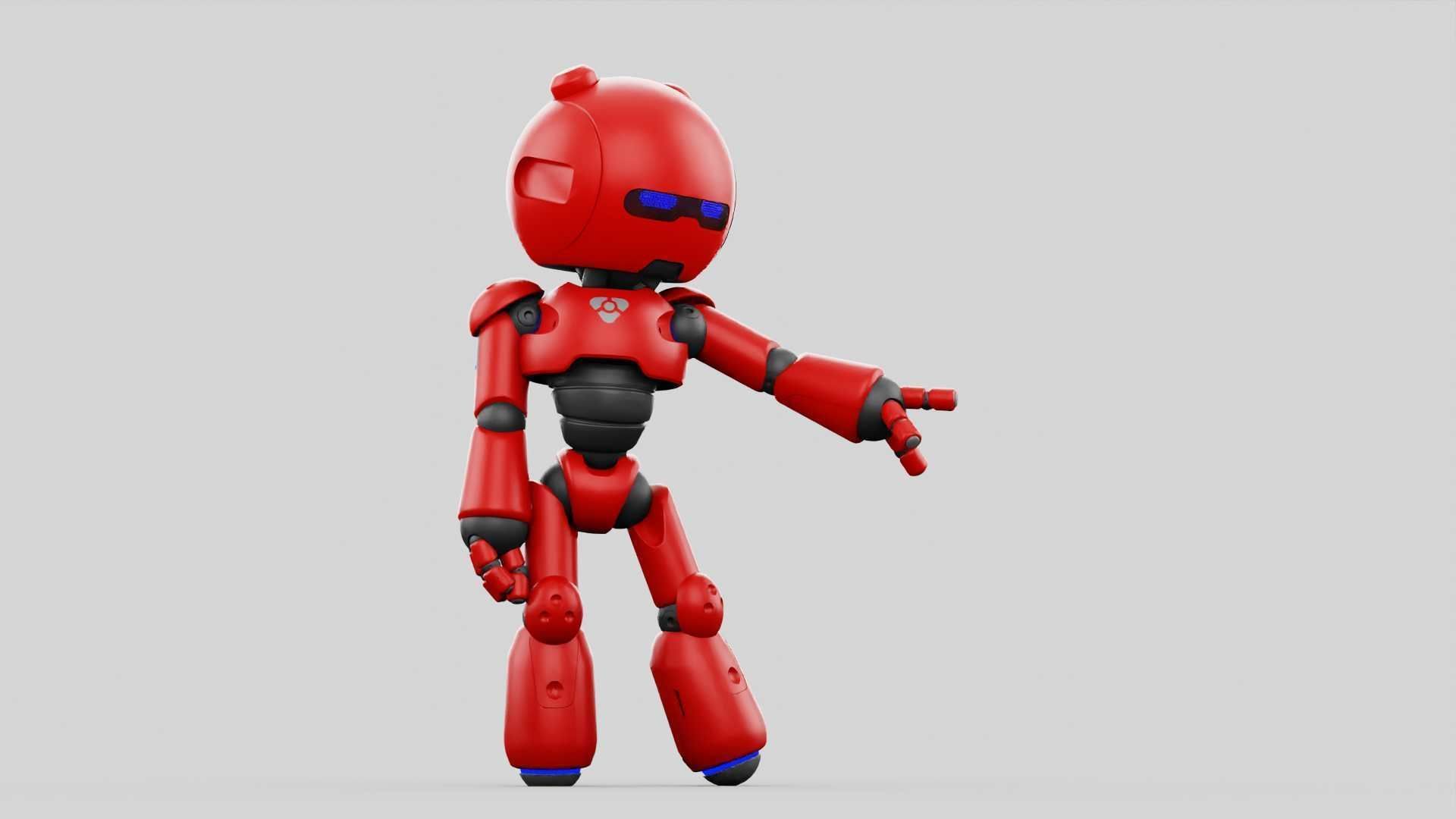 HELL BOY BOT RIGGED 3D model rigged | CGTrader