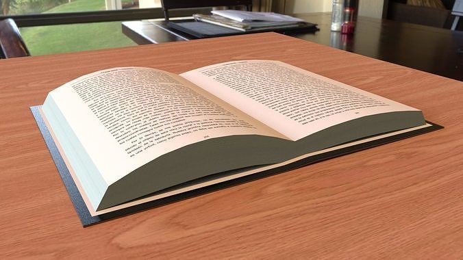 Open Book 3D model | CGTrader