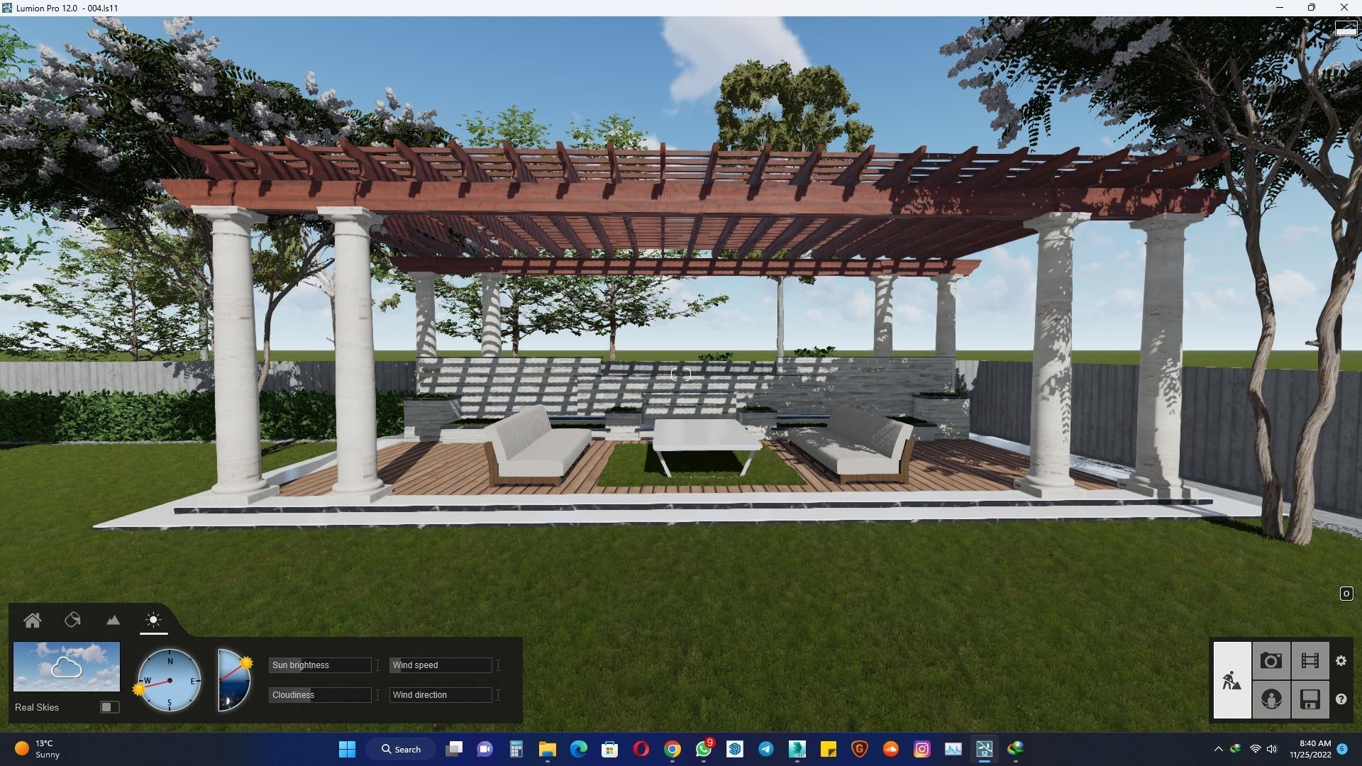 Neoclassical House design with roof top landscape 3D model | CGTrader