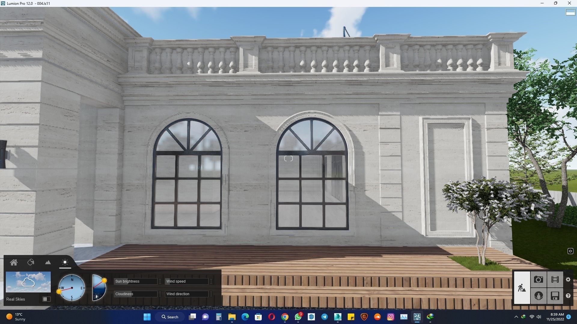 Neoclassical House design with roof top landscape 3D model | CGTrader