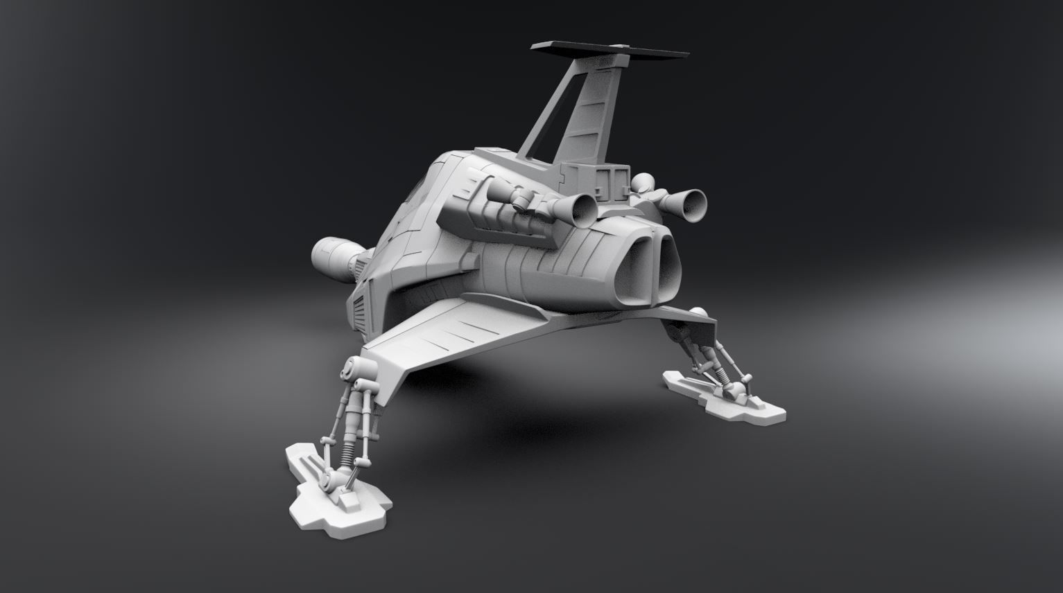 New Shado Interceptor Scale model 3D model 3D printable | CGTrader