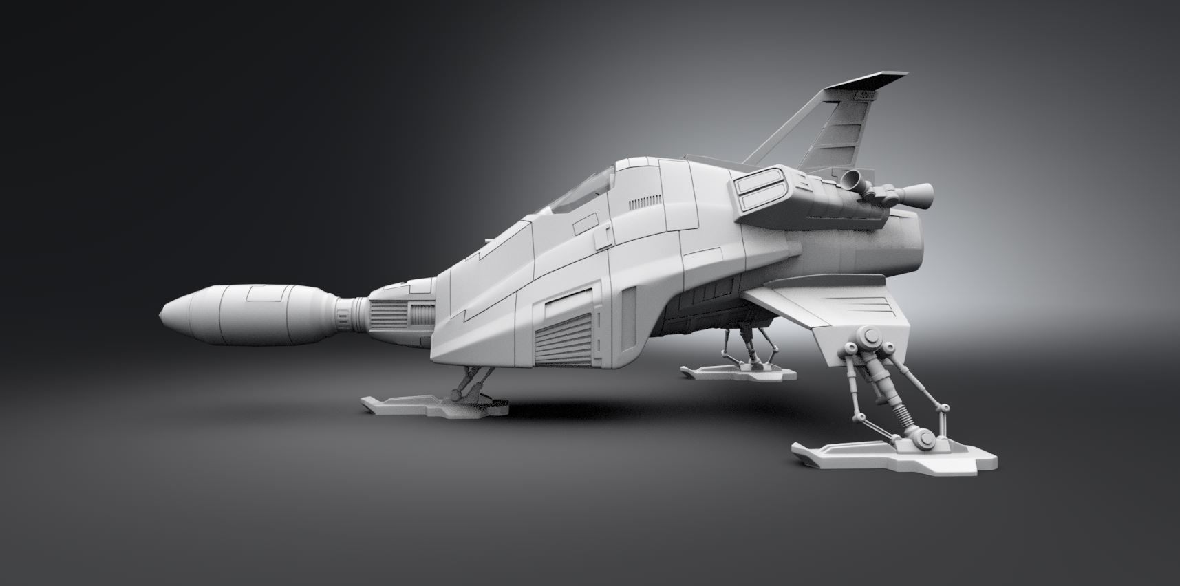 New Shado Interceptor Scale model 3D model 3D printable | CGTrader