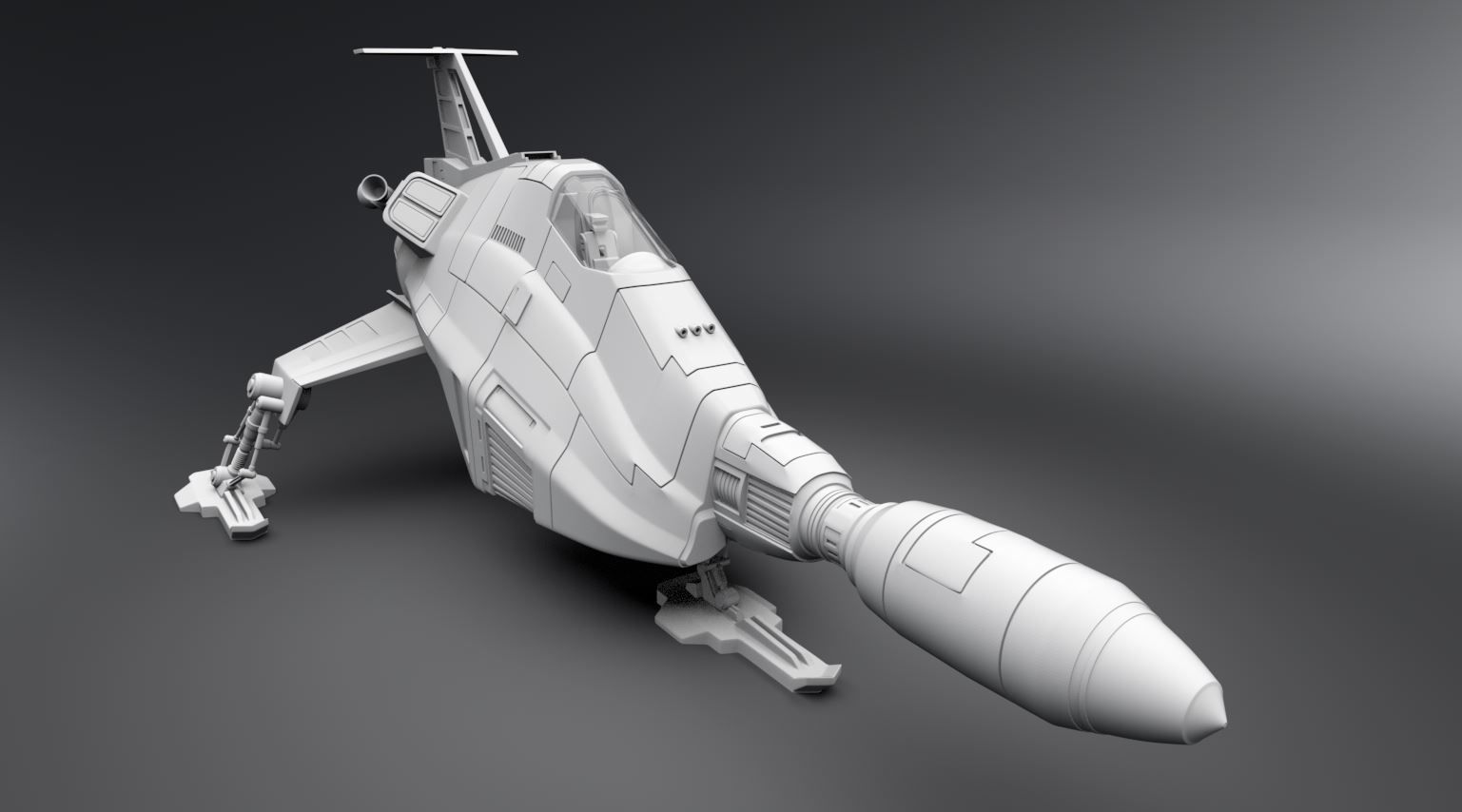 New Shado Interceptor Scale model 3D model 3D printable | CGTrader