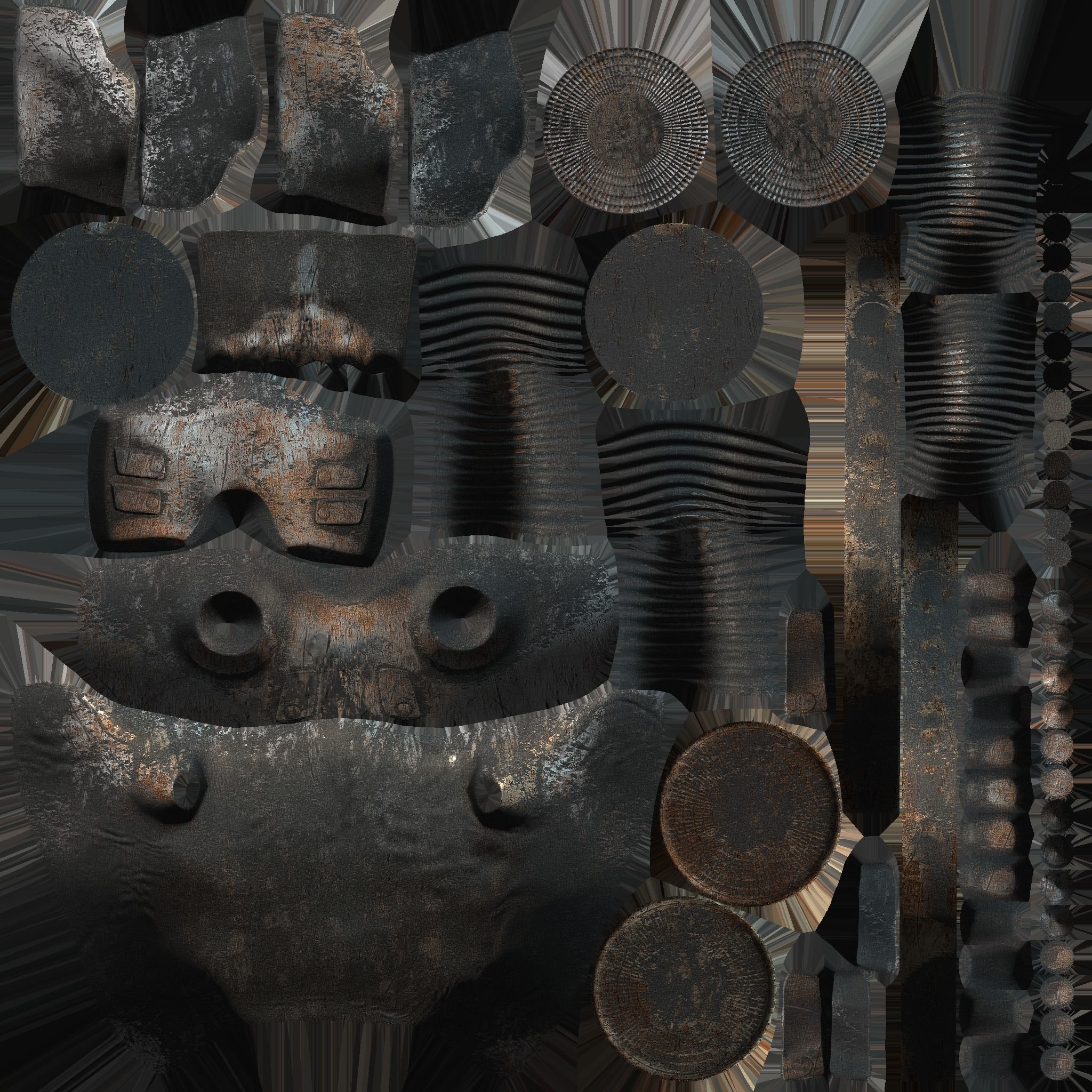 3D model Doomsday Post Apocalyptic Face Mask VR / AR / low-poly | CGTrader