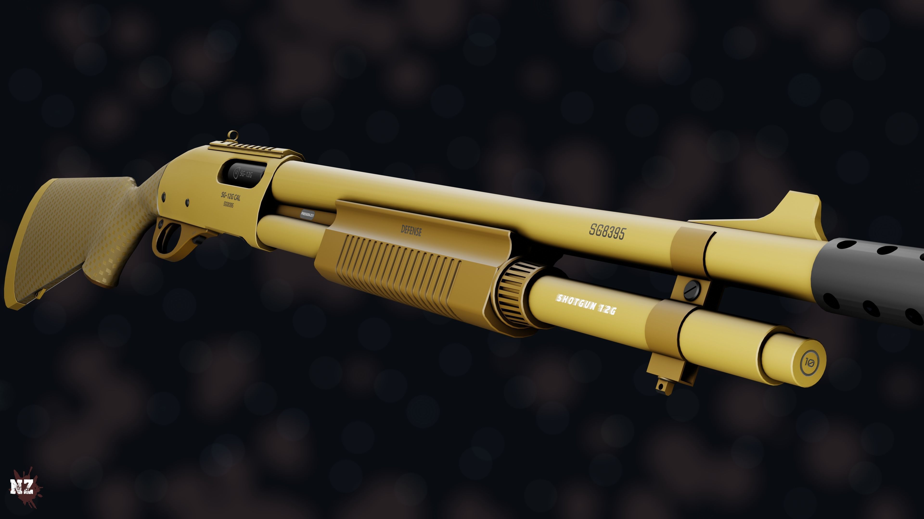 3D model Weapon NZ SHOTGUN-12G VR / AR / low-poly | CGTrader