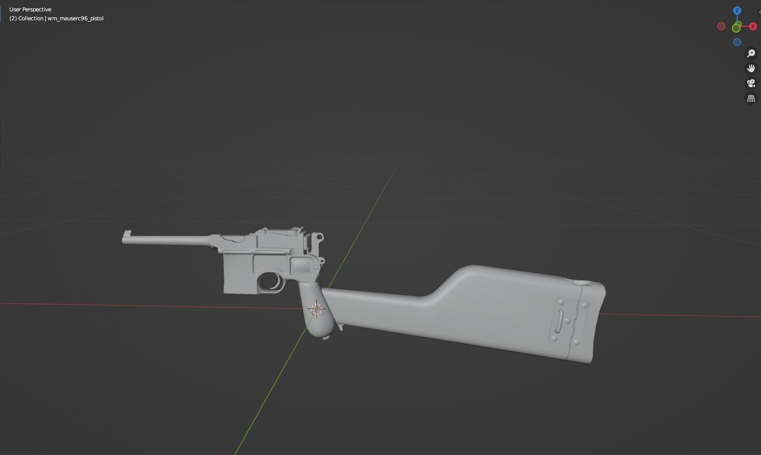 3D model Mauser C96 VR / AR / low-poly | CGTrader