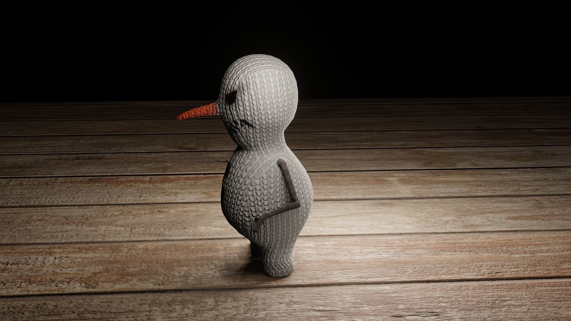 3D model Evil snowman VR / AR / low-poly | CGTrader