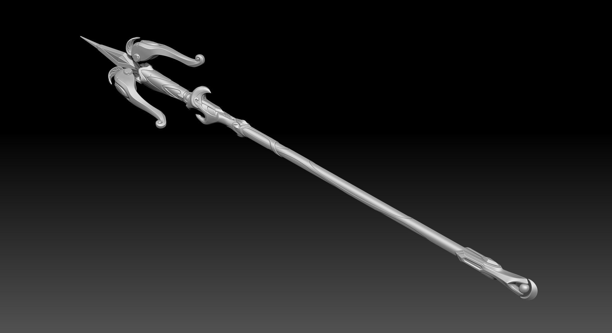 Atlantic Mercy Staff 3D model 3D printable | CGTrader