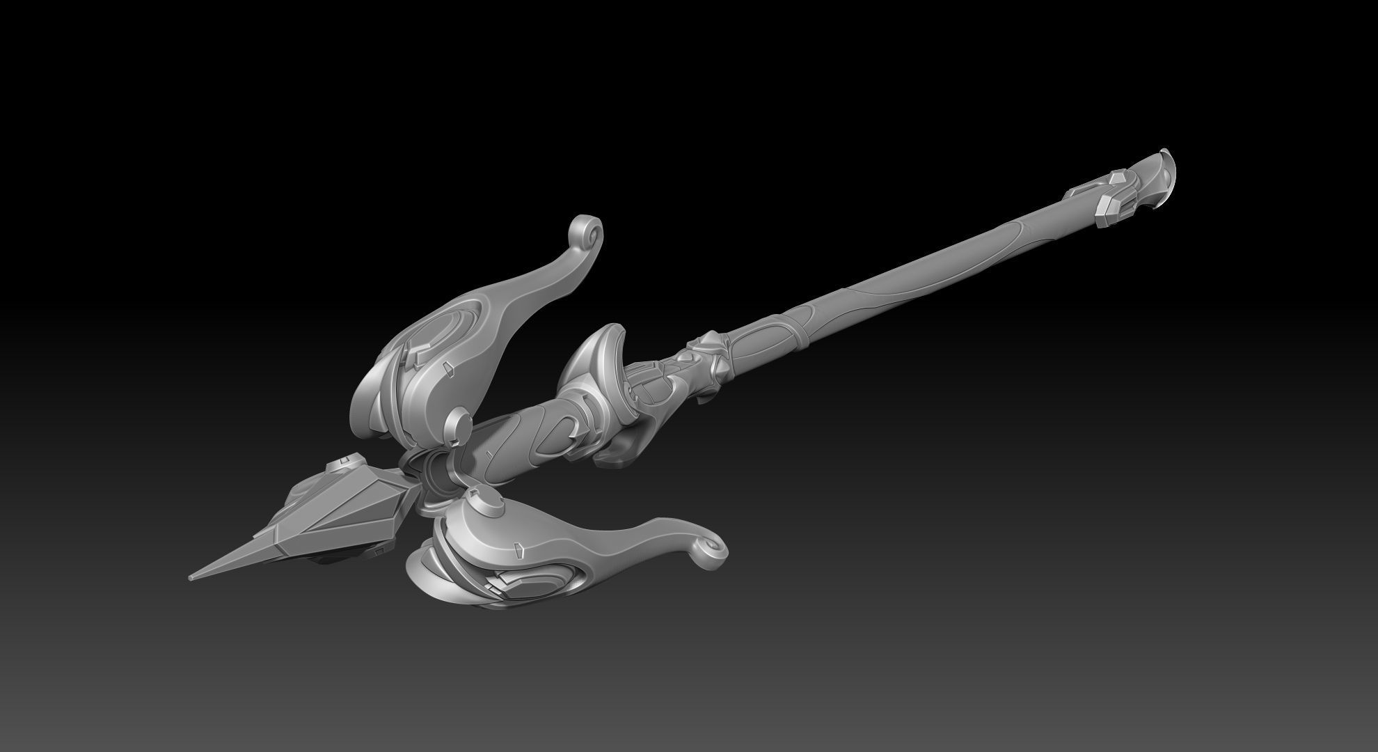 Atlantic Mercy Staff 3D model 3D printable | CGTrader