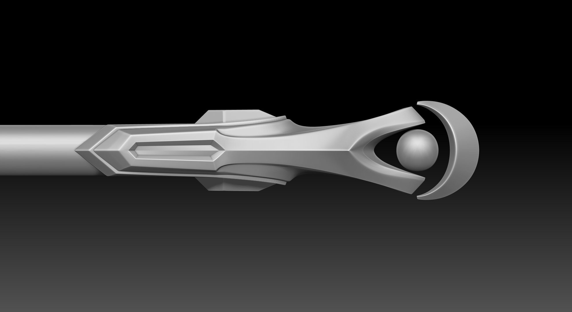 Atlantic Mercy Staff 3D model 3D printable | CGTrader