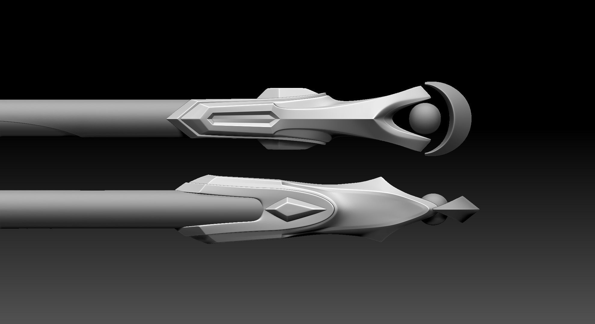 Atlantic Mercy Staff 3D model 3D printable | CGTrader