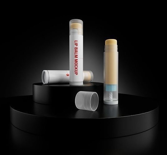 3D model Lipstick Lip Balm Tube VR / AR / low-poly | CGTrader