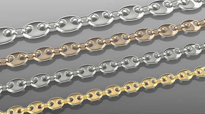 Mariner chain link 3D model 3D printable | CGTrader