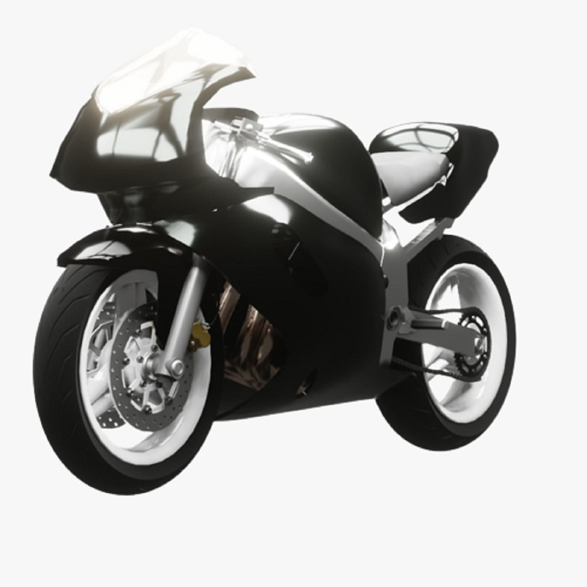 3D model Sport Motorcycle 1000cc VR / AR / low-poly | CGTrader