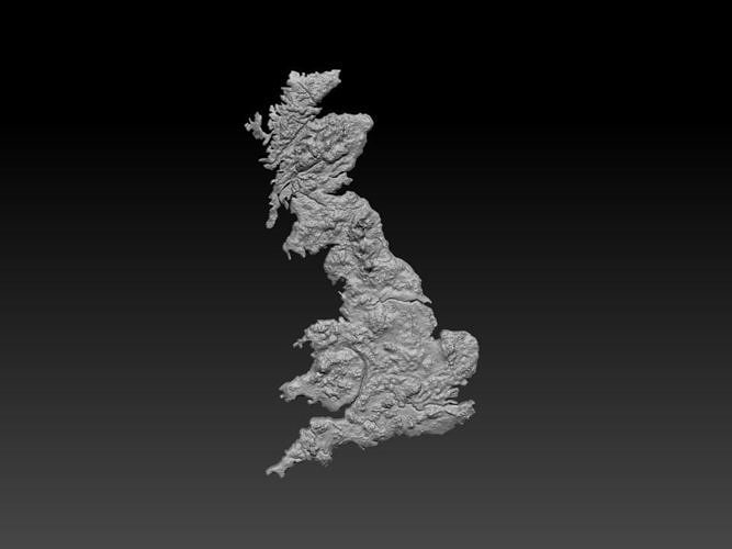 Great Britain 3D model 3D printable | CGTrader