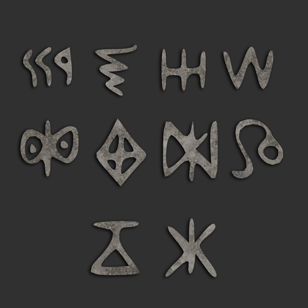 3D model 110 Runes Alpha 8K Vol 2 VR / AR / low-poly | CGTrader
