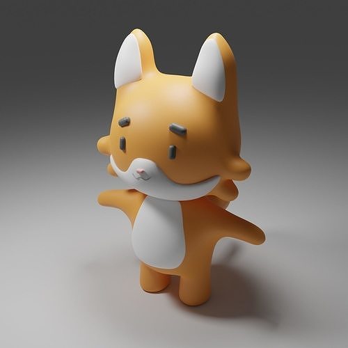 3D Fox Character Modeling free VR / AR / low-poly 3D model rigged ...