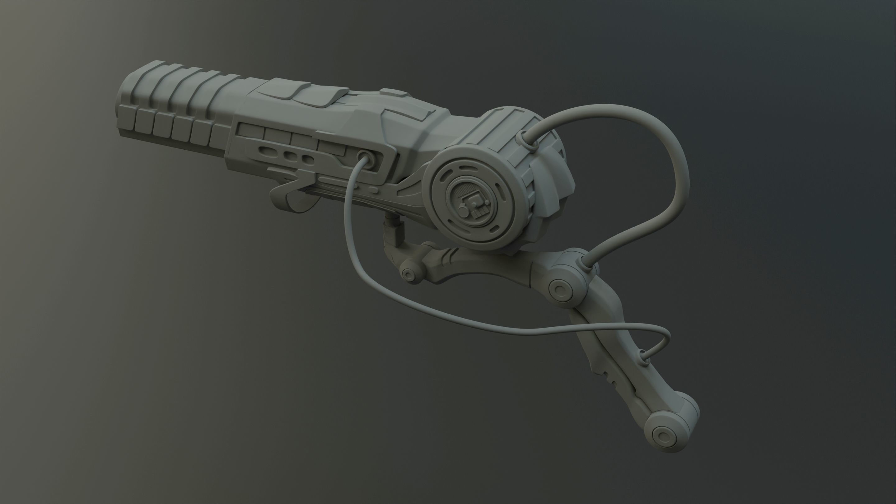 Predator Shoulder Cannon 3D model 3D printable | CGTrader