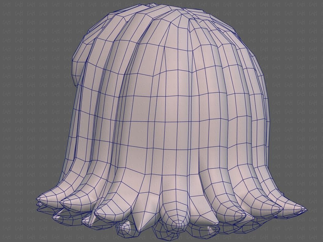 3D model Base Hair for girl V47 VR / AR / low-poly | CGTrader