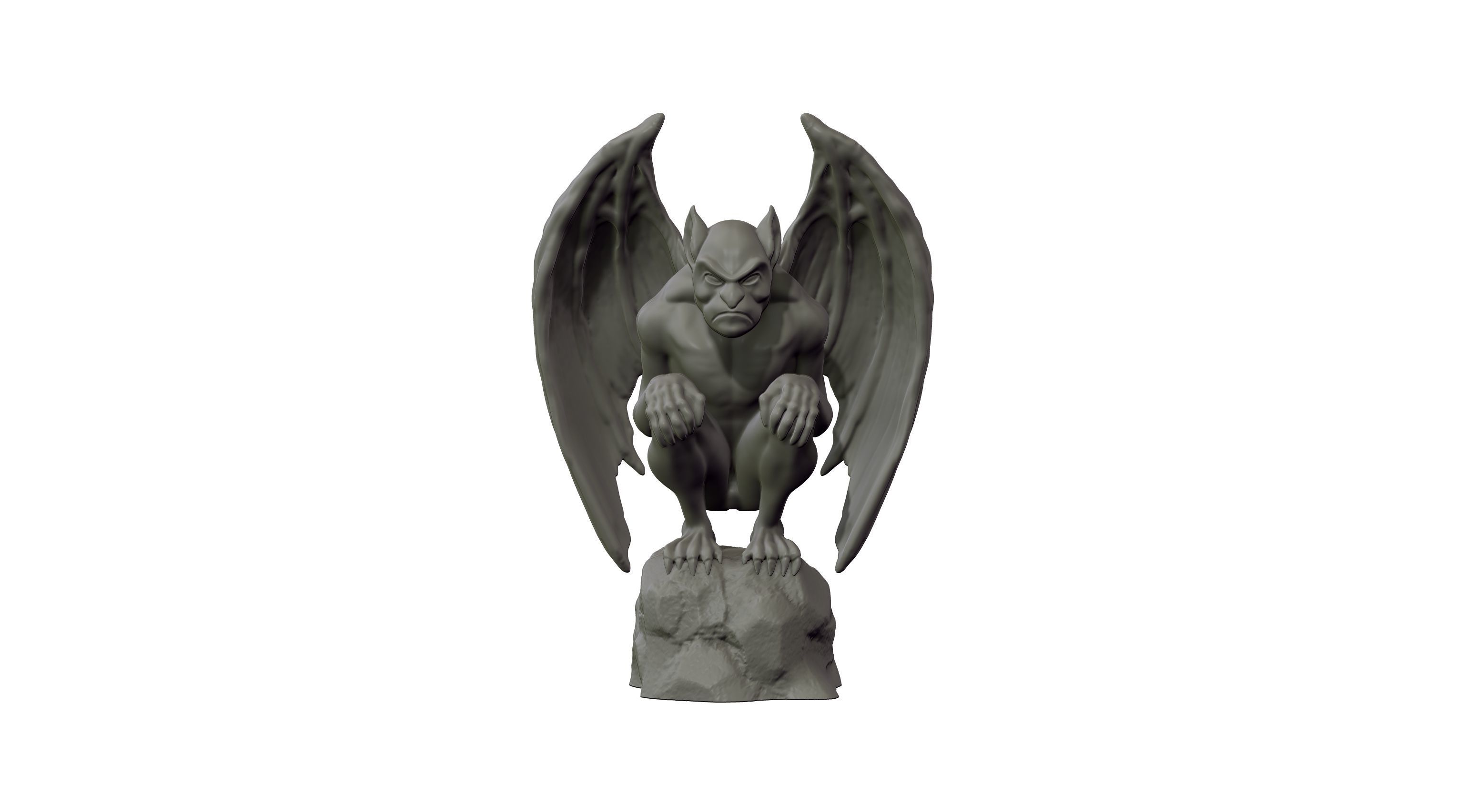 Gargoyle Statue 3D model 3D model 3D printable | CGTrader