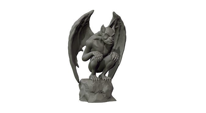 Gargoyle Statue 3D model 3D model 3D printable | CGTrader