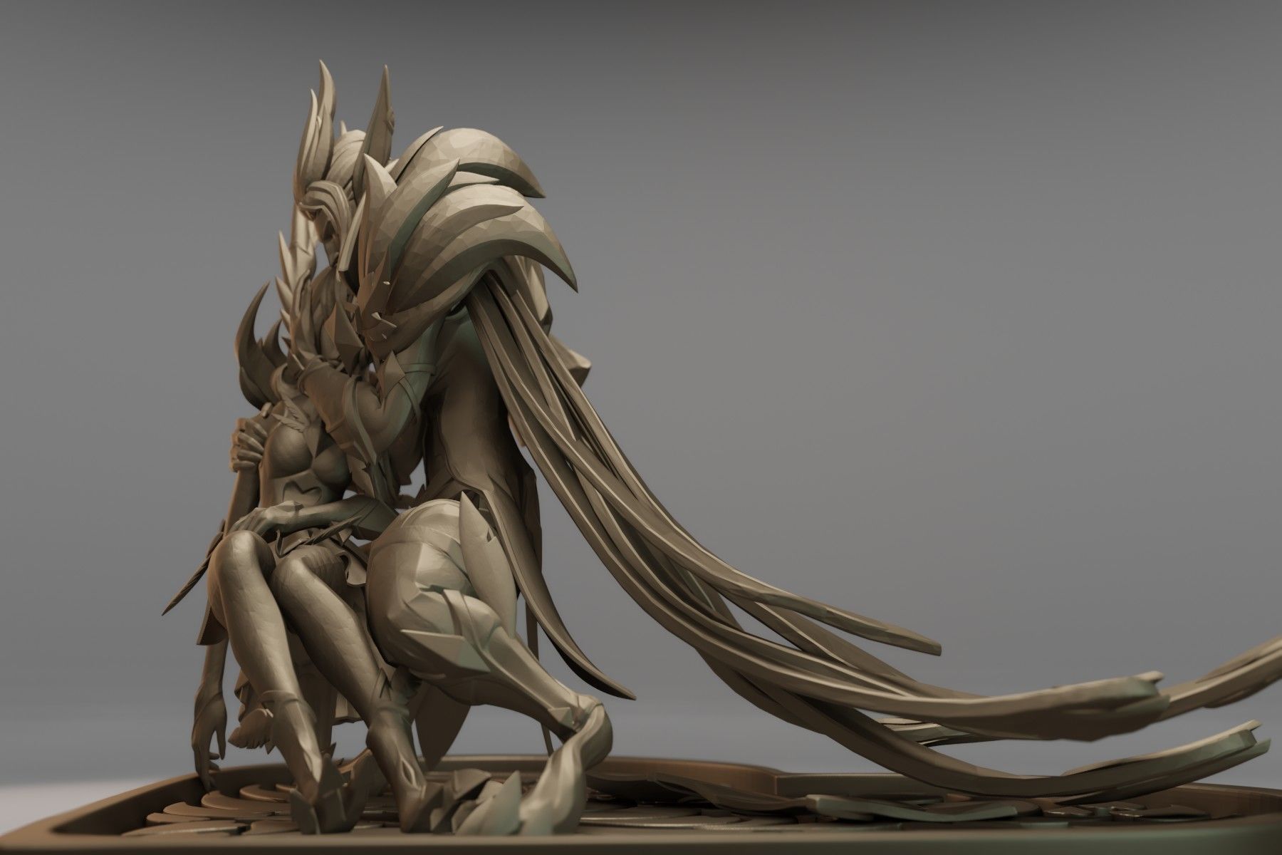 RAKAN AND XAYAH - DUO - LEAGUE OF LEGENDS 3D model 3D printable | CGTrader