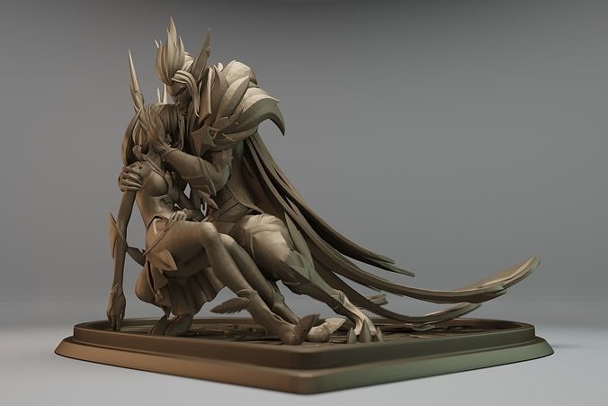 RAKAN AND XAYAH - DUO - LEAGUE OF LEGENDS 3D model 3D printable | CGTrader