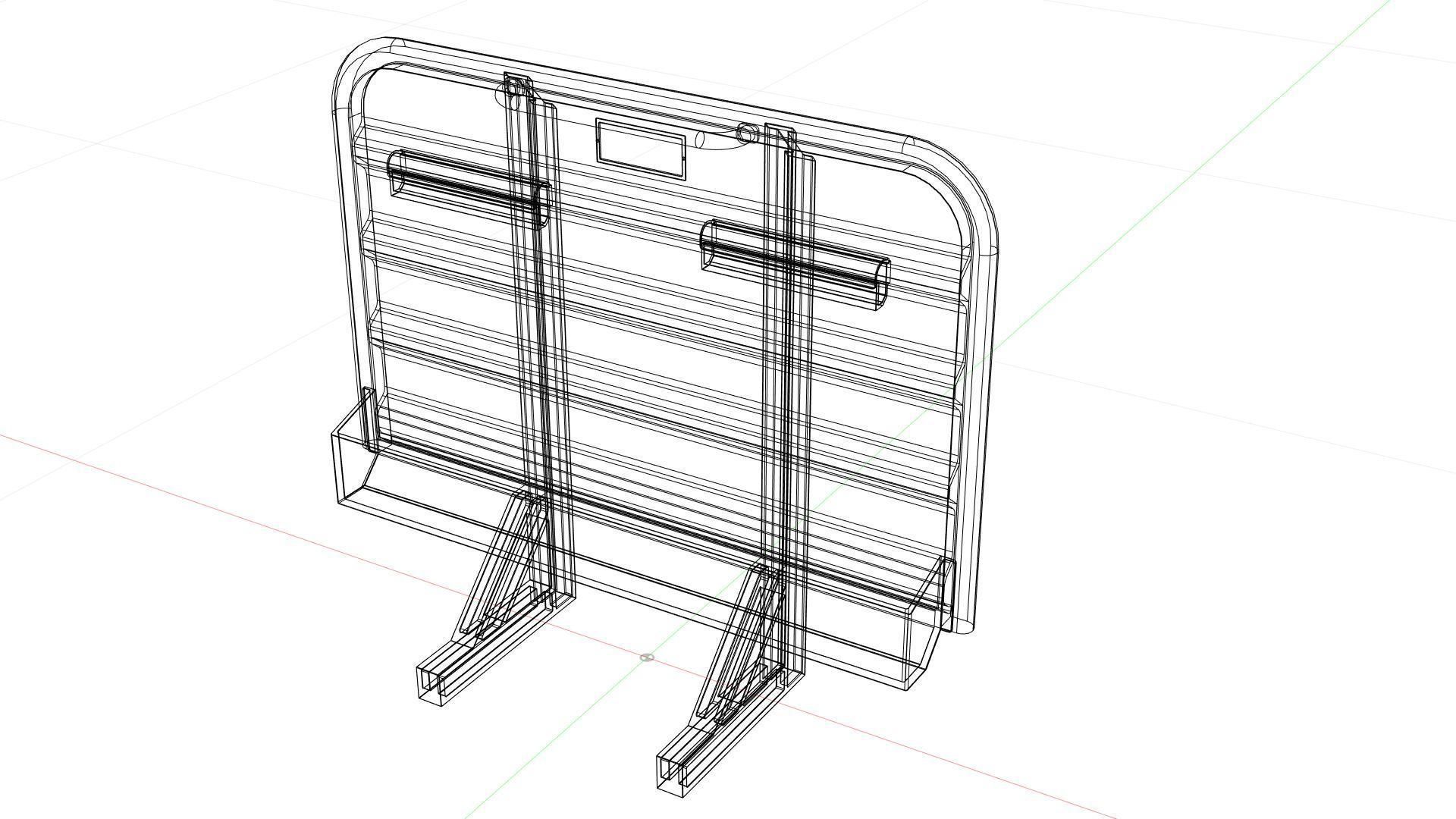 Cabin rack tool box 3D model | CGTrader