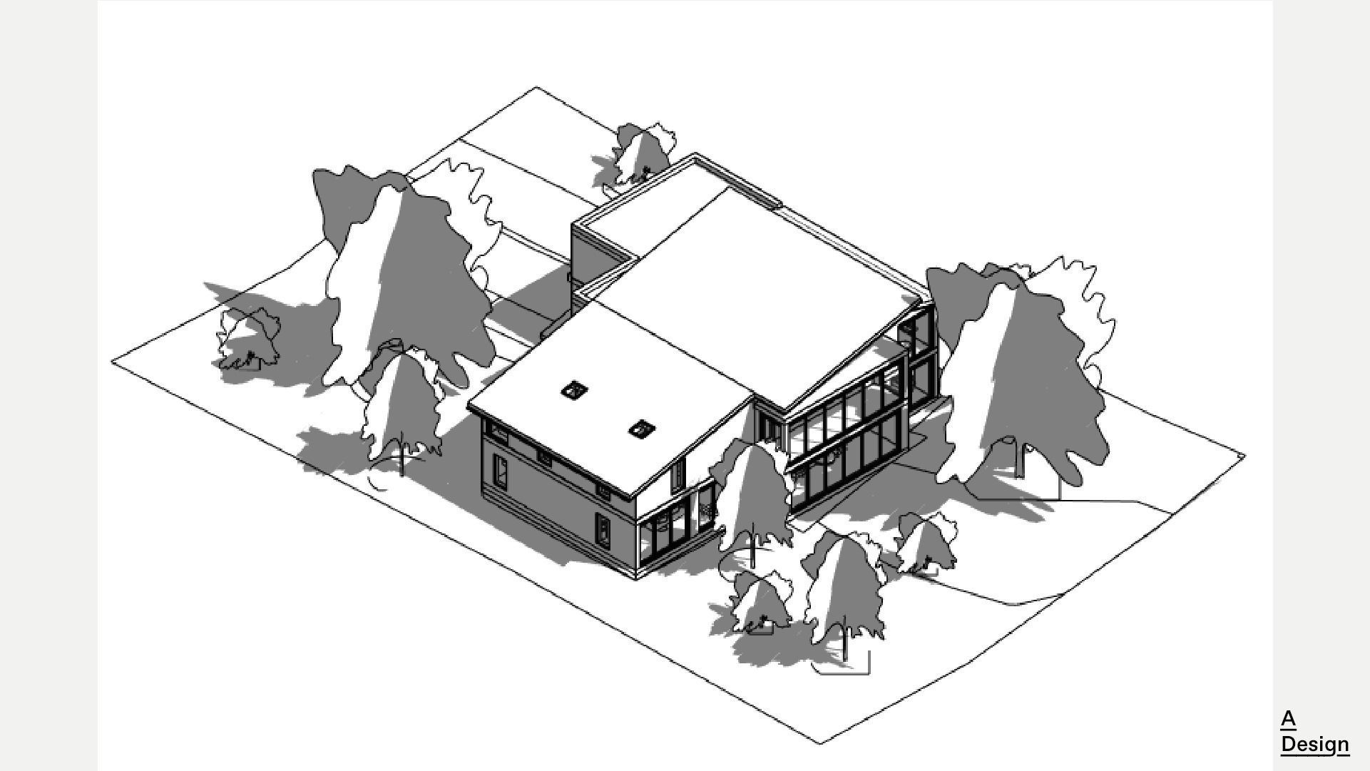 Roof house - Revit 3D model | CGTrader