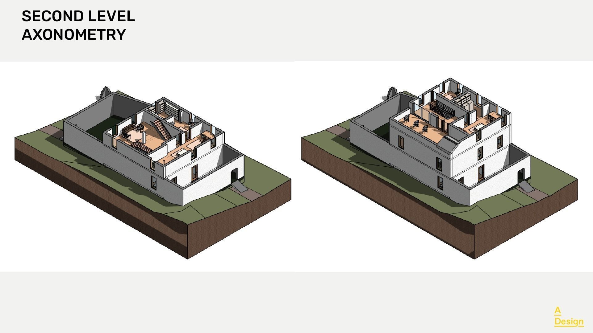Triangle house - Revit 3D model | CGTrader