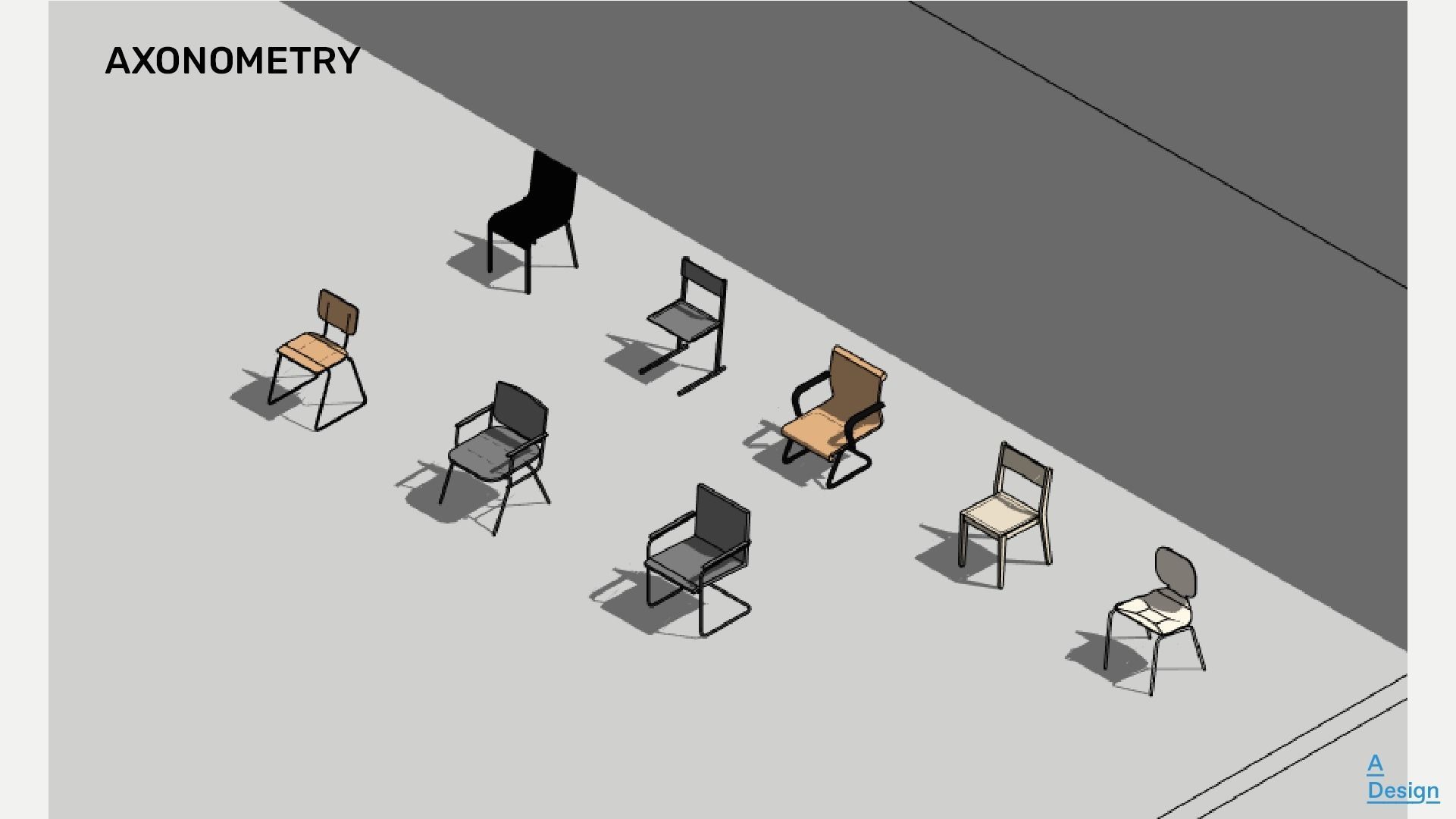 Chairs - Revit 3D model | CGTrader