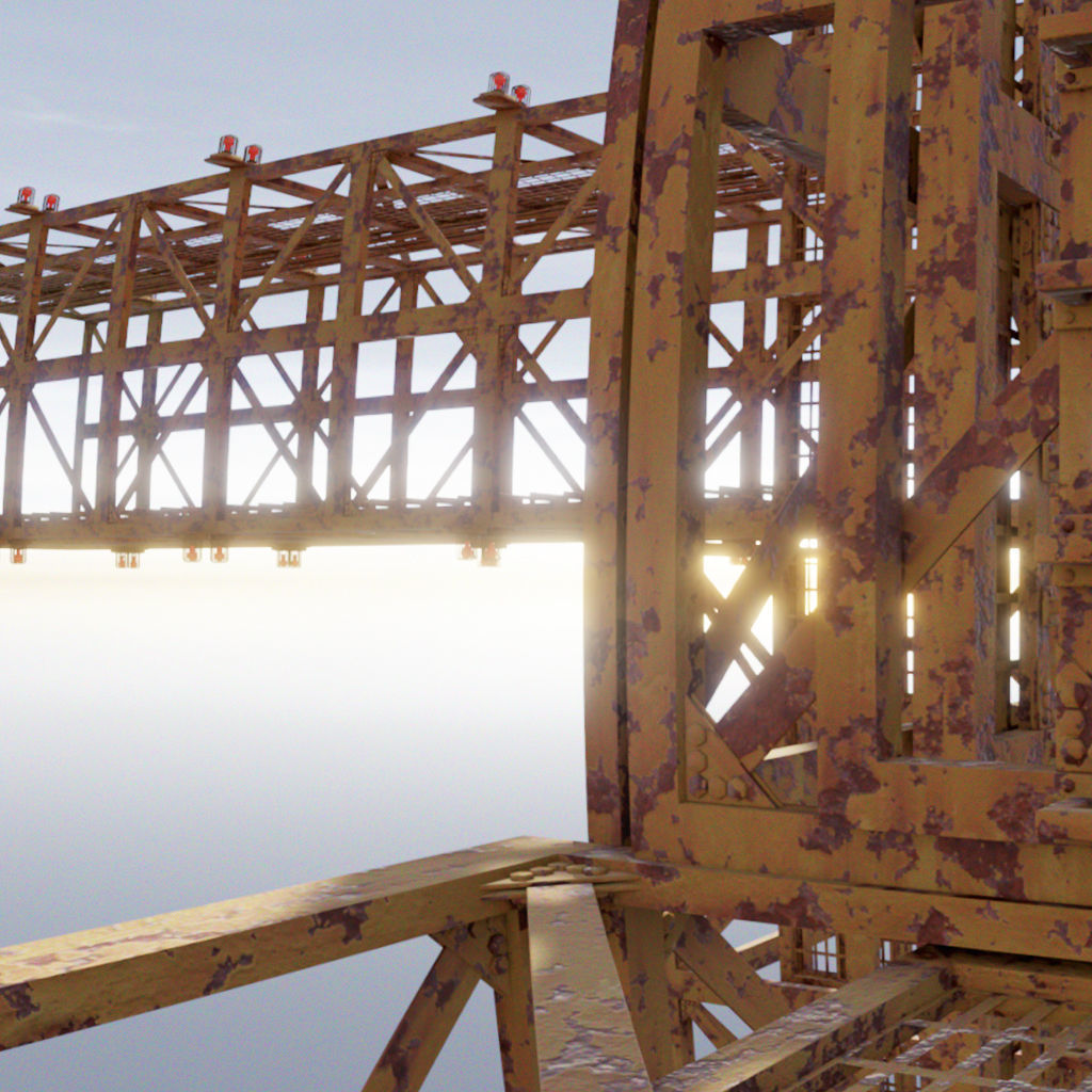 Industrial and structure Quickstart Kitbash modular assets 3D model ...