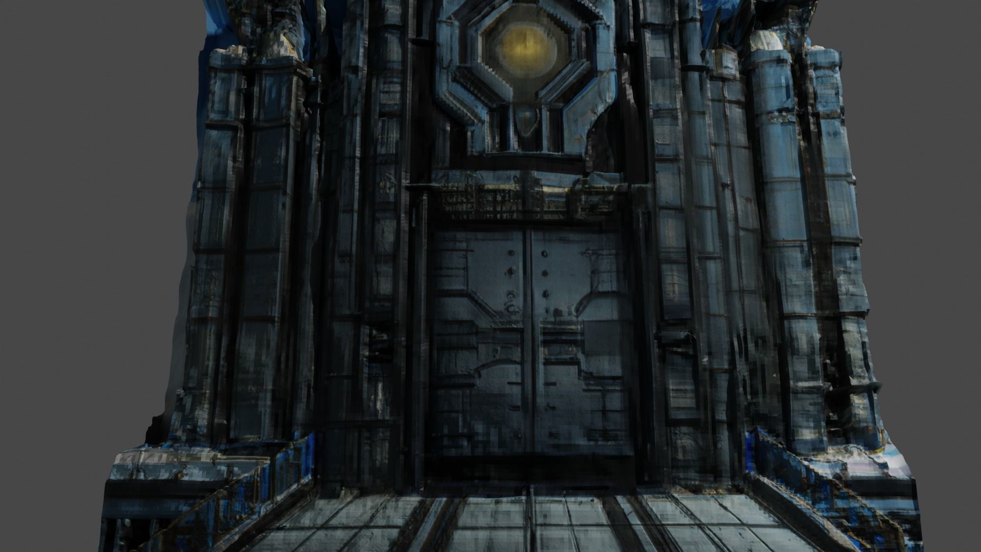 Simple Futuristic Building 3D model | CGTrader