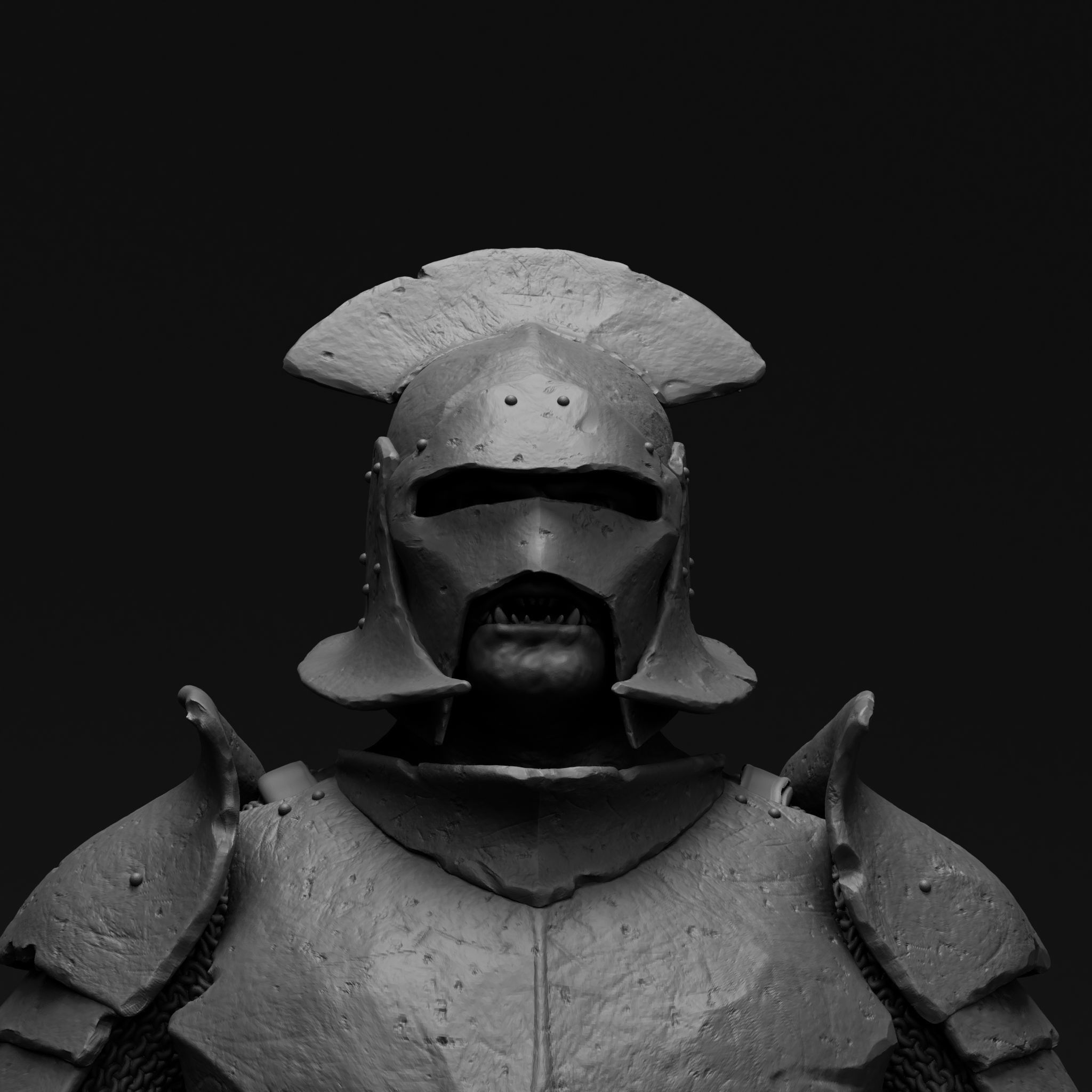 Armored Uruk-Hai - The Lord of the Rings - The Two Towers 3D model 3D ...