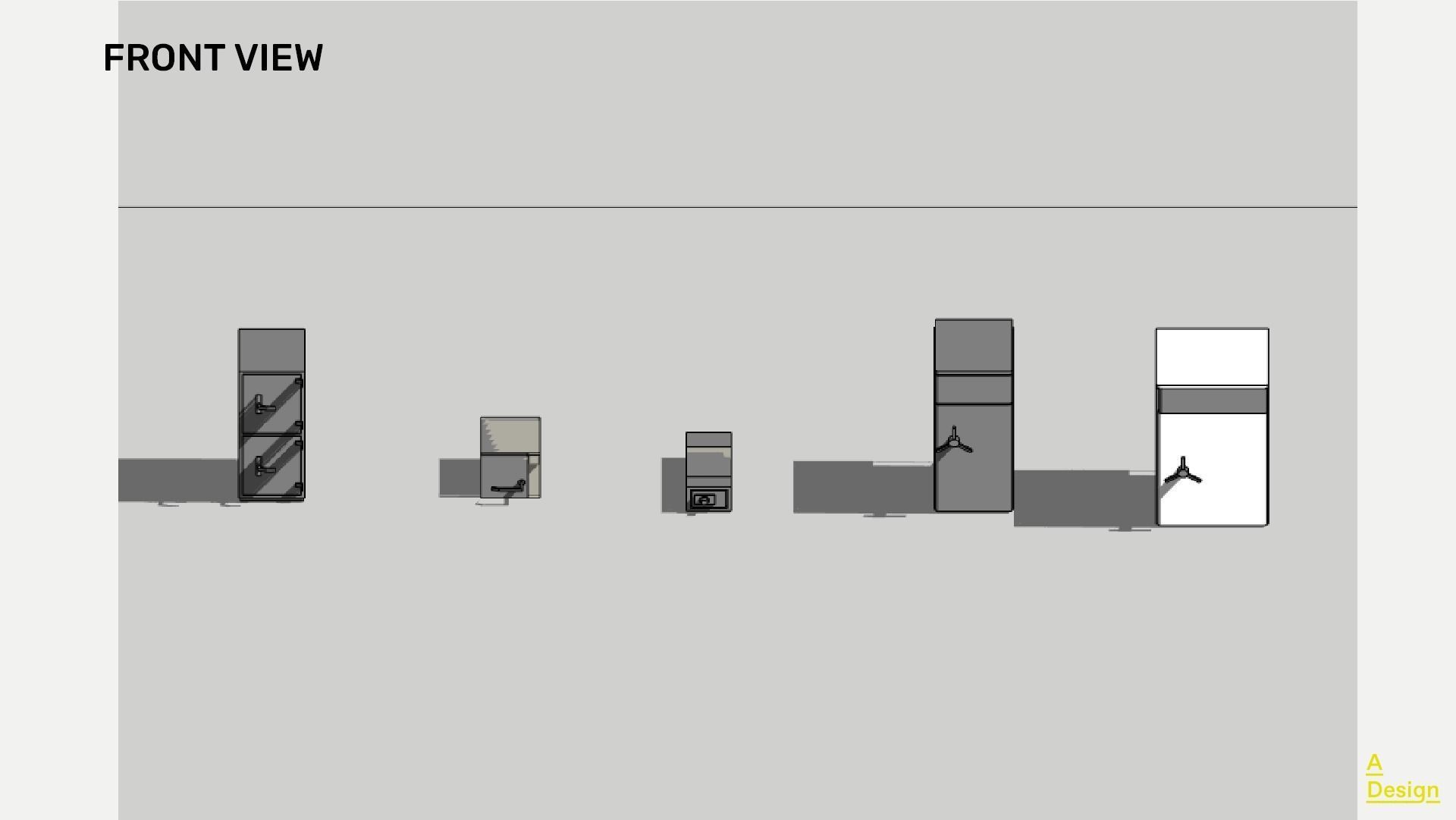 Safes - Pack of revit families 3D model | CGTrader