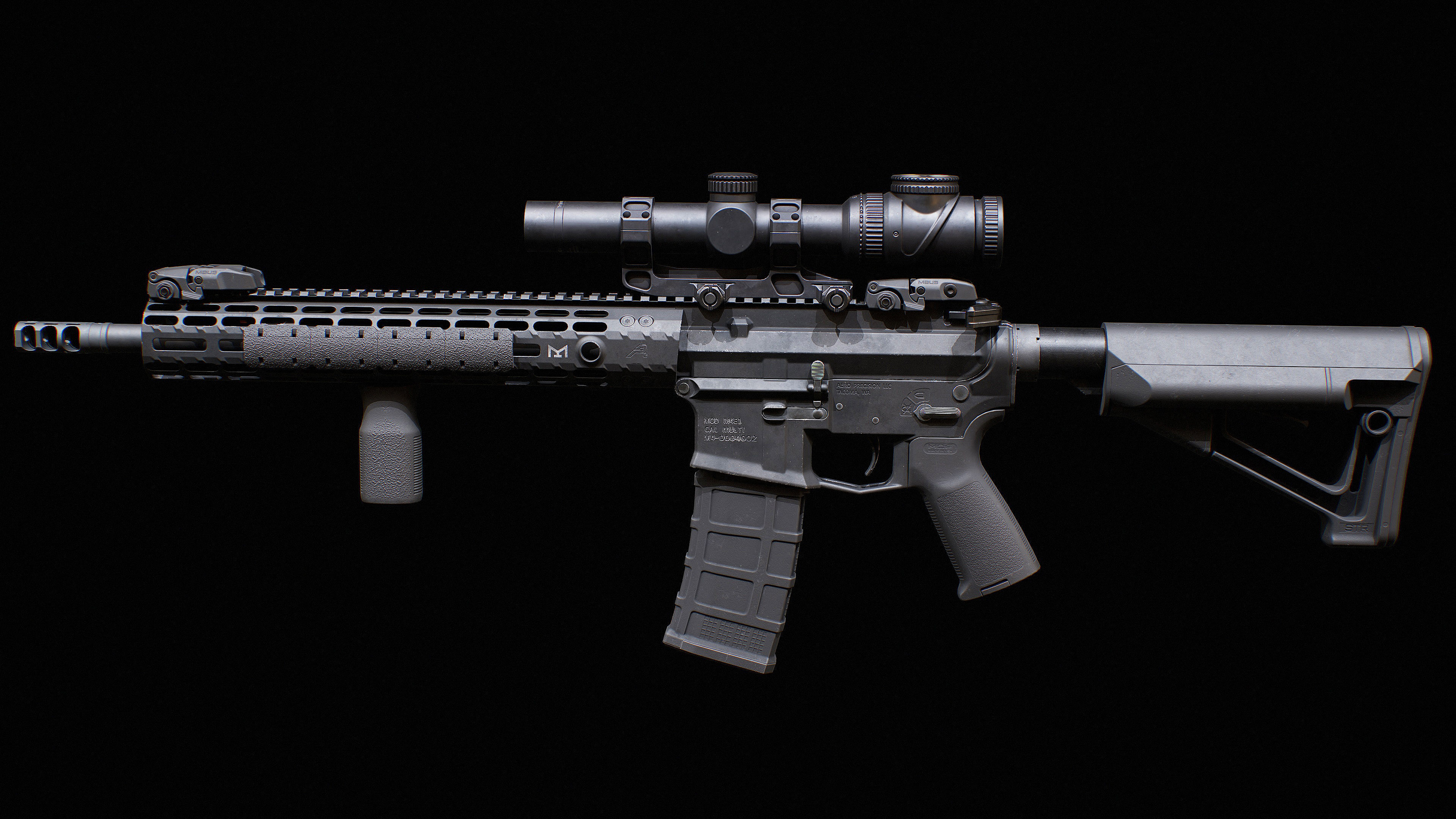 3D model Ar15 AAA 3D Model Game Asset For FPS VR / AR / low-poly | CGTrader