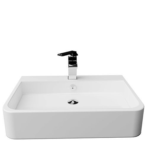 Simple Sink With Water Tap free 3D model | CGTrader