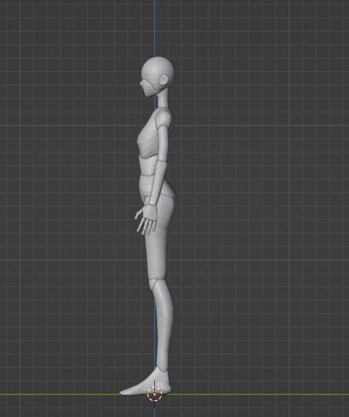 Female Cartoon Base Mesh free 3D model | CGTrader