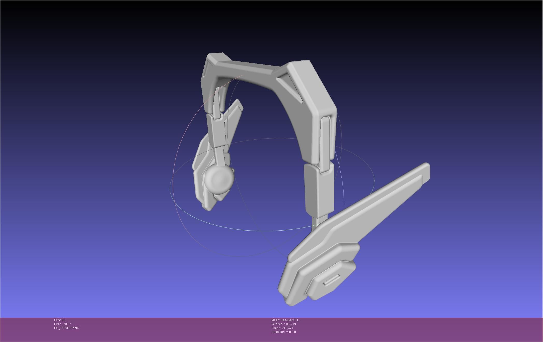 Overwatch 2 Version DVa Headset Printable Model 3D model 3D printable ...