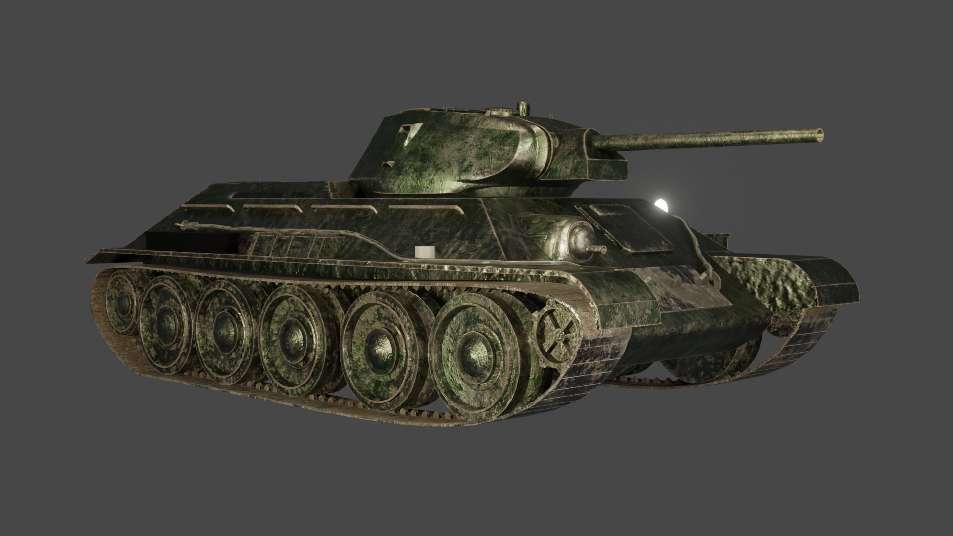 3D model USSR T34 tank VR / AR / low-poly | CGTrader