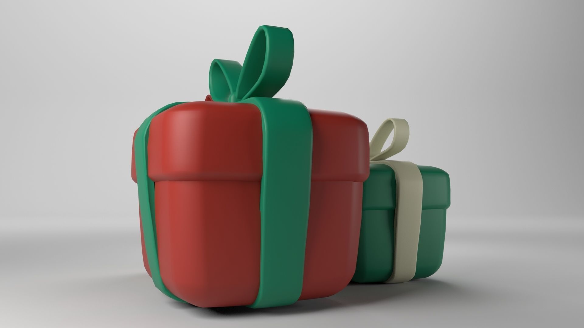 3D model Low poly - Cute Gift Box VR / AR / low-poly | CGTrader