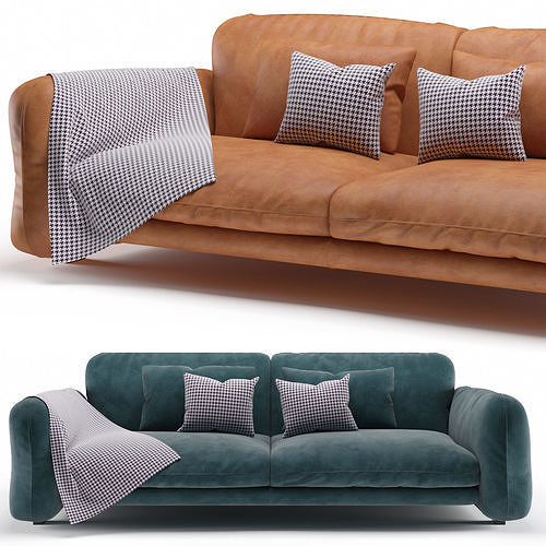 Baxter Brigitte sofa 3D model | CGTrader