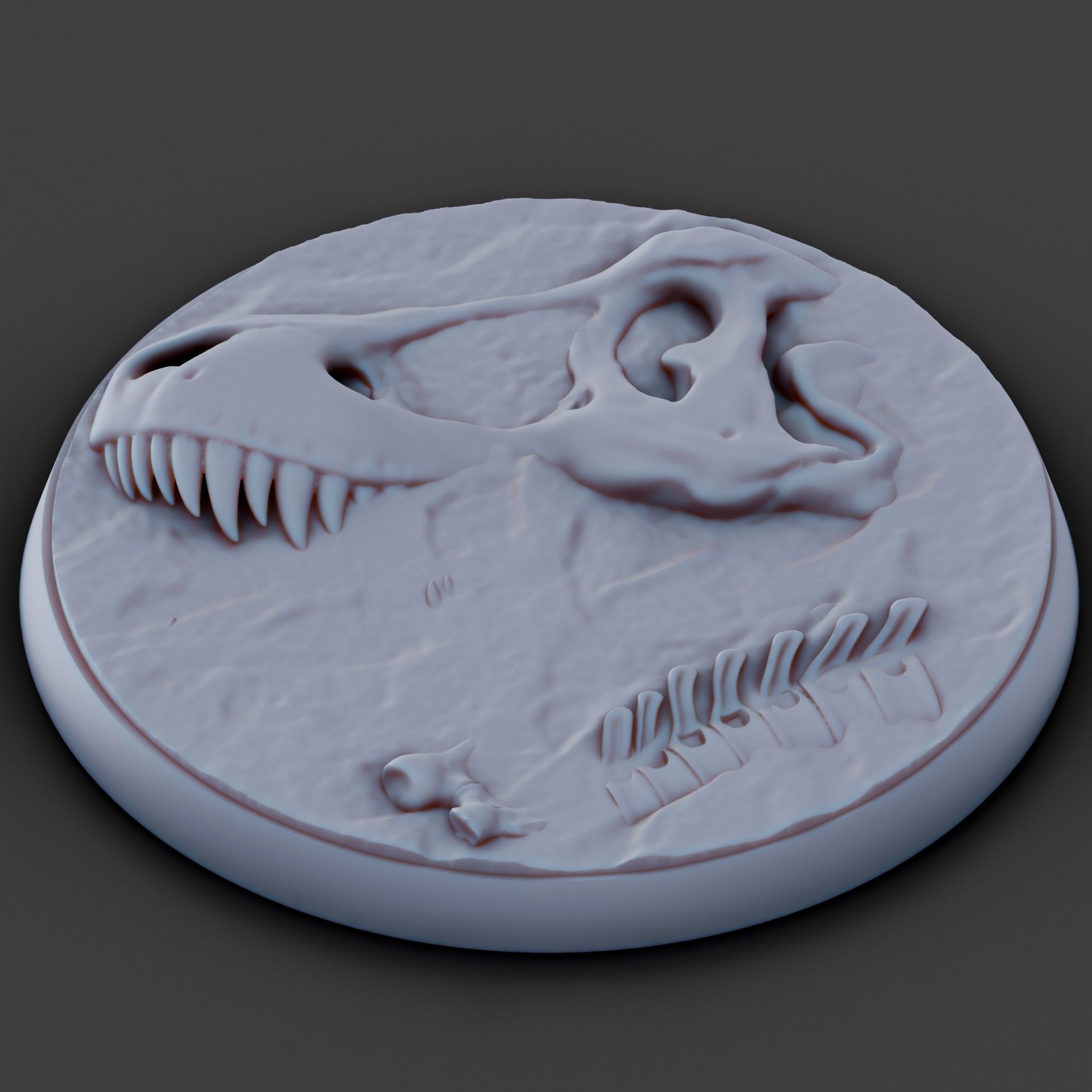 Round Base Skeleton Bone Pack 3D model 3D printable | CGTrader